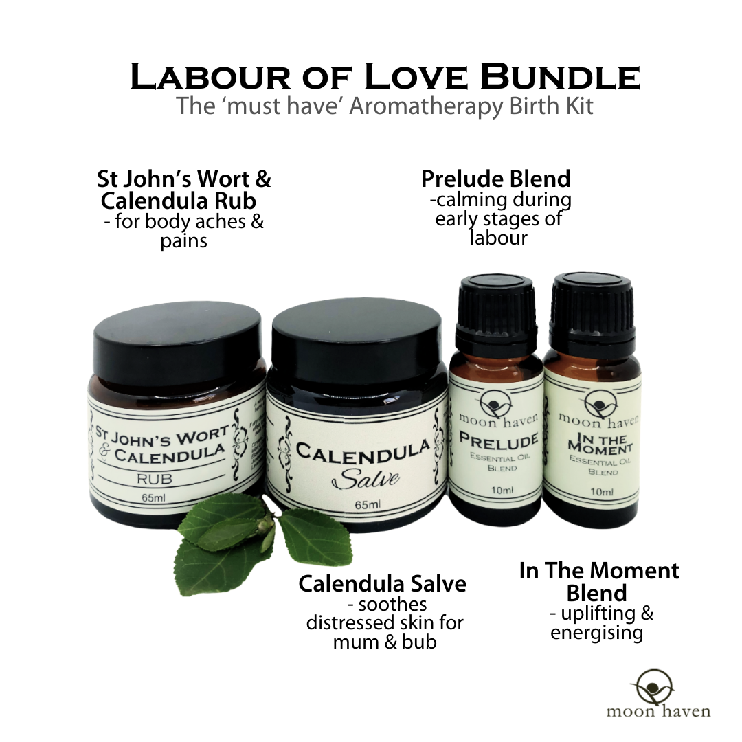 LABOUR OF LOVE AROMATHERAPY BIRTH BUNDLE – Moon Haven